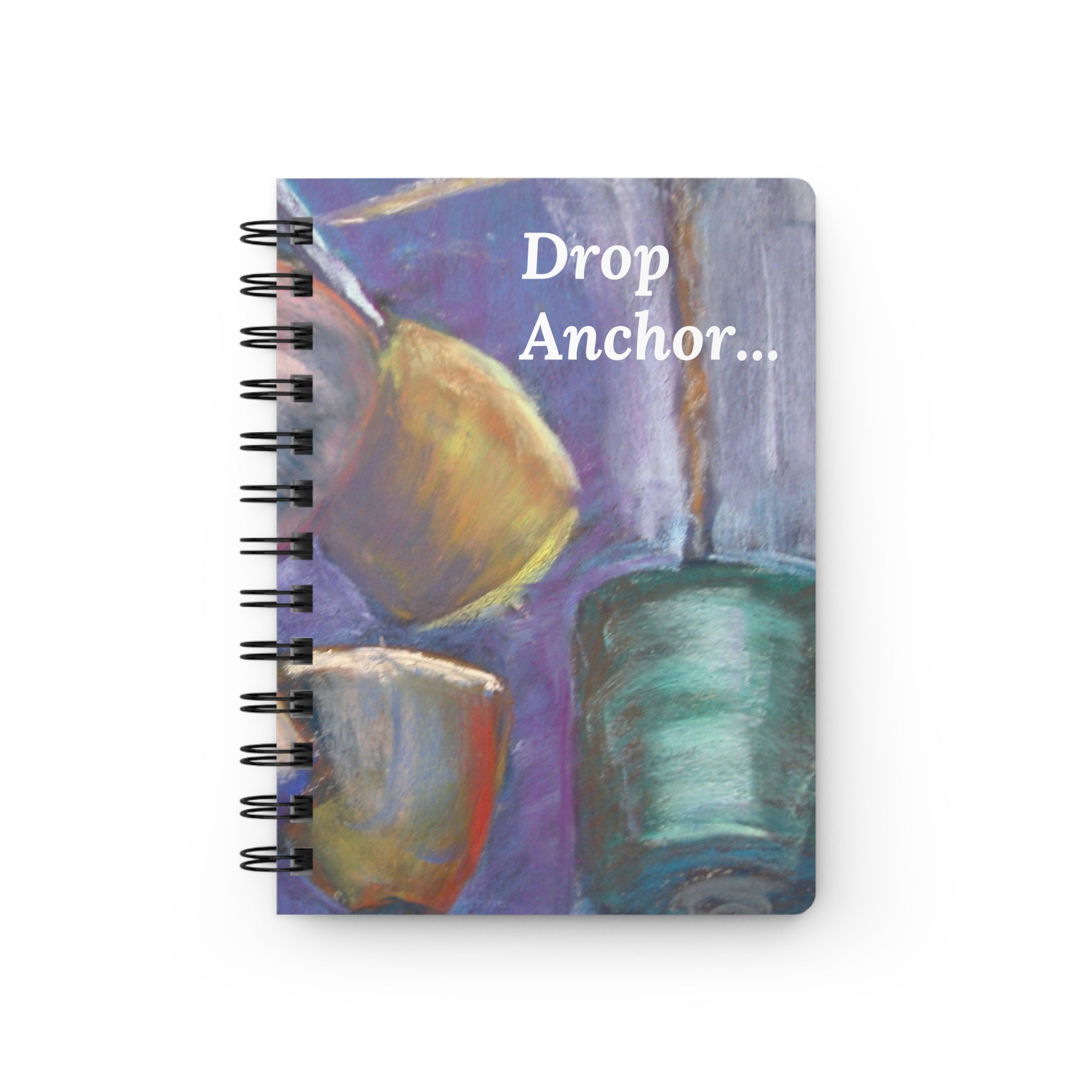 Anchor of Hope Journal – Lined Journal with Pastel Art & Scripture Anc – Paper Cut Muse, LLC